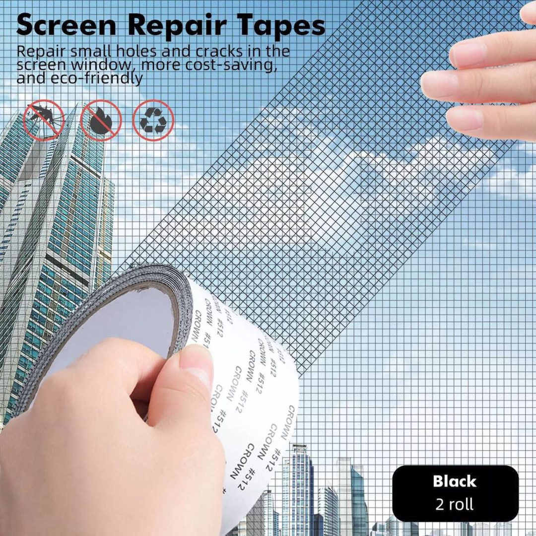 Window Screen Repair Kit Tape 3m × 5cm – Strong Adhesive Fiberglass ...