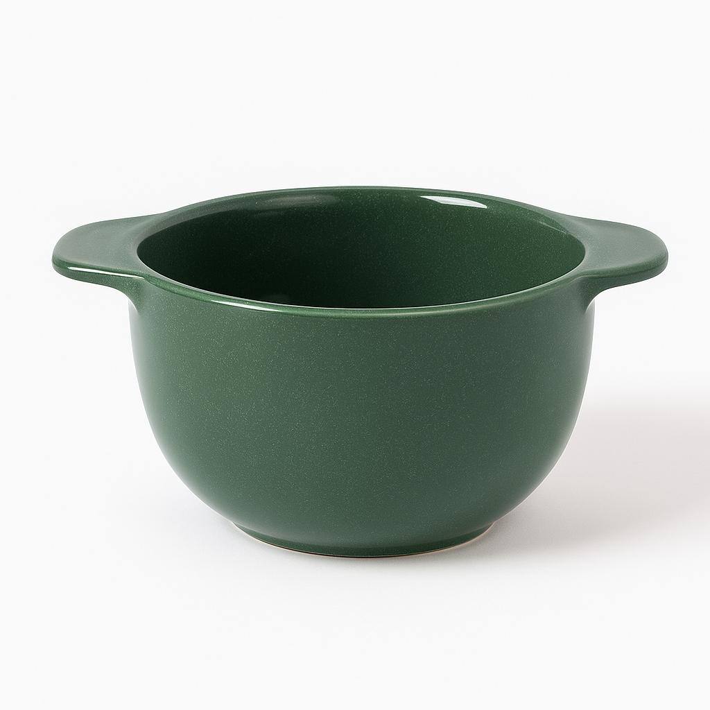 Elegant Porcelain Serving & Cooking Bowl – Oven, Microwave & Direct ...