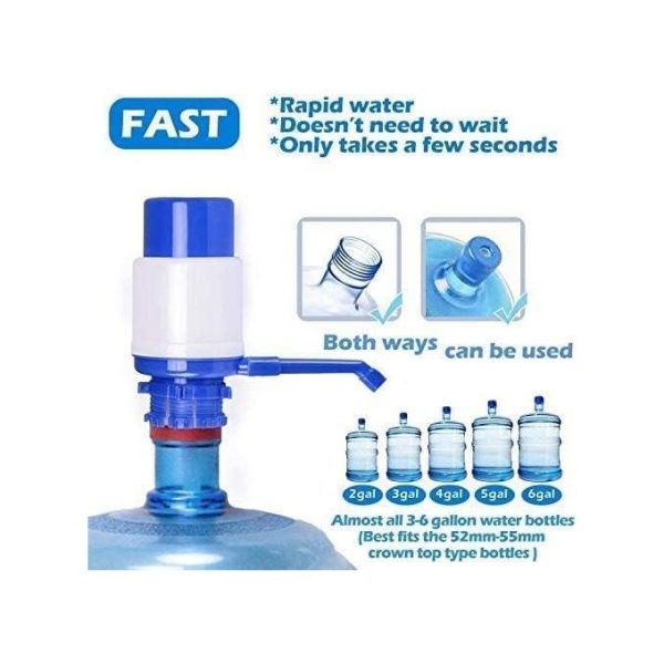 Manual Water Pump Hand Press Dispenser for Bottled Water - Easy ...